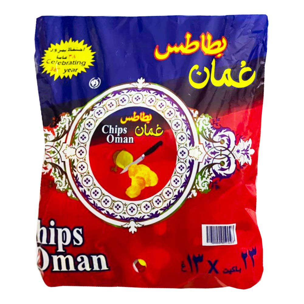 عمان شيبس 13 جرام × 23 تسوق مقاضيك من تطبيق نعناع