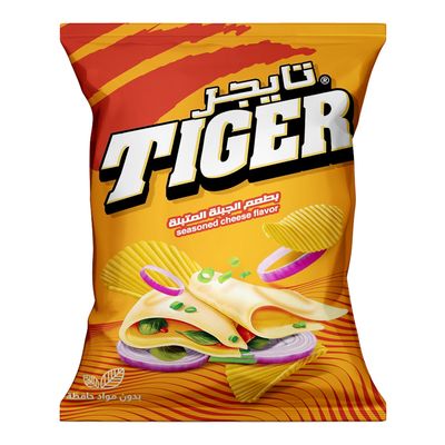 Tiger Chips Seasoned Cheese Flavor - 100g - Nana App